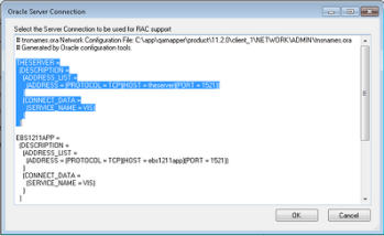General Ledger Application Settings For Lawson (Oracle) – Spreadsheet Server