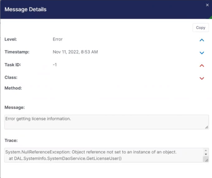 Spreadsheet Server View Log – Spreadsheet Server