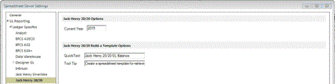 Jack Henry Ledger Specifics – Spreadsheet Server