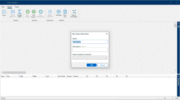 Create and Open a Query – Spreadsheet Server
