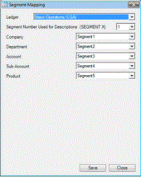Oracle Segment Mapping – Spreadsheet Server