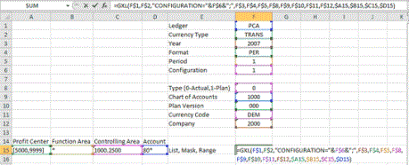SAP GXL – Spreadsheet Server