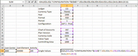 SAP GXL – Spreadsheet Server