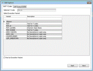 SAP Explorer – Spreadsheet Server