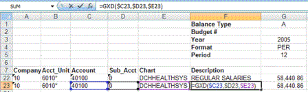 Lawson GXD – Spreadsheet Server