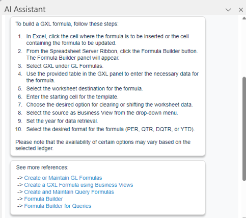 AI Assistant – Spreadsheet Server