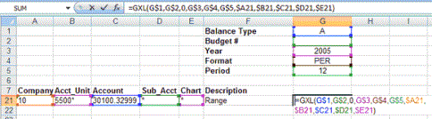 Lawson GXL – Spreadsheet Server