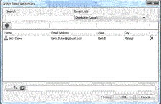 Local Address List – Spreadsheet Server