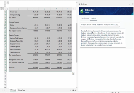 AI Assistant – Spreadsheet Server