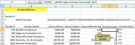 GEXI Formula – Spreadsheet Server