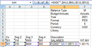 Infinium GXD – Spreadsheet Server