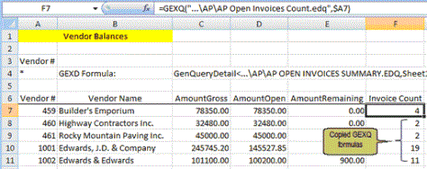 GEXQ Formula – Spreadsheet Server