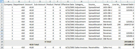 Expand to Journals – Spreadsheet Server