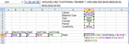 Designer GL GXL – Spreadsheet Server