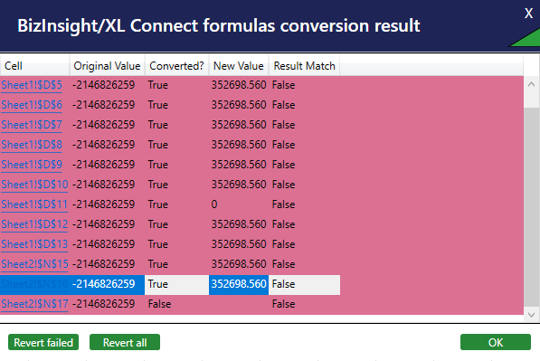 Convert BizNet Reports in Spreadsheet Server – Spreadsheet Server