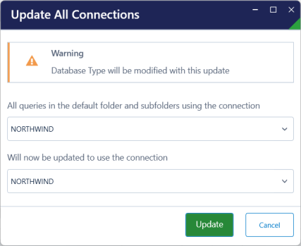 Update a Query Connection – Spreadsheet Server