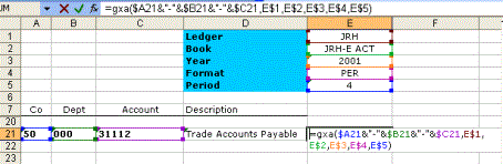 BPCS GXA – Spreadsheet Server