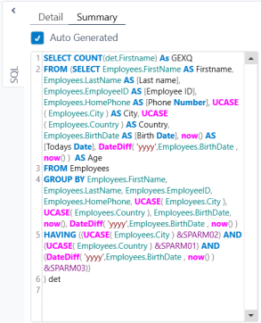 Create the Summary Field – Spreadsheet Server
