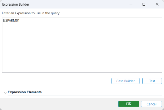 Expression Builder – Spreadsheet Server