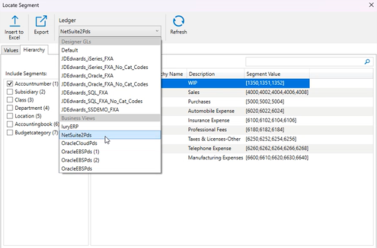 Locate Segment for Platform Data Sharing – Spreadsheet Server
