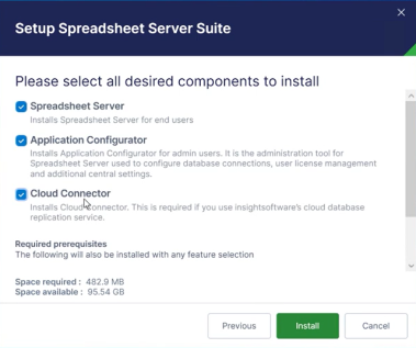 Install Spreadsheet Server Suite – Spreadsheet Server