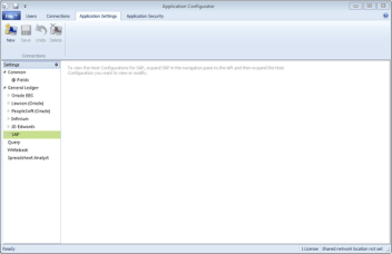 Add a New Host Configuration for SAP – Spreadsheet Server