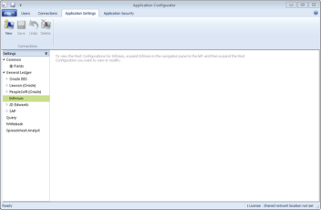 Add a New Host Configuration for Infinium – Spreadsheet Server